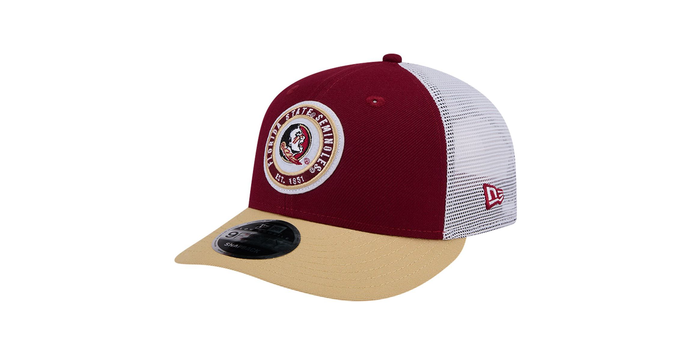 New Era NCAA Florida State Seminoles Throwback Circle Patch 9FIFTY ...