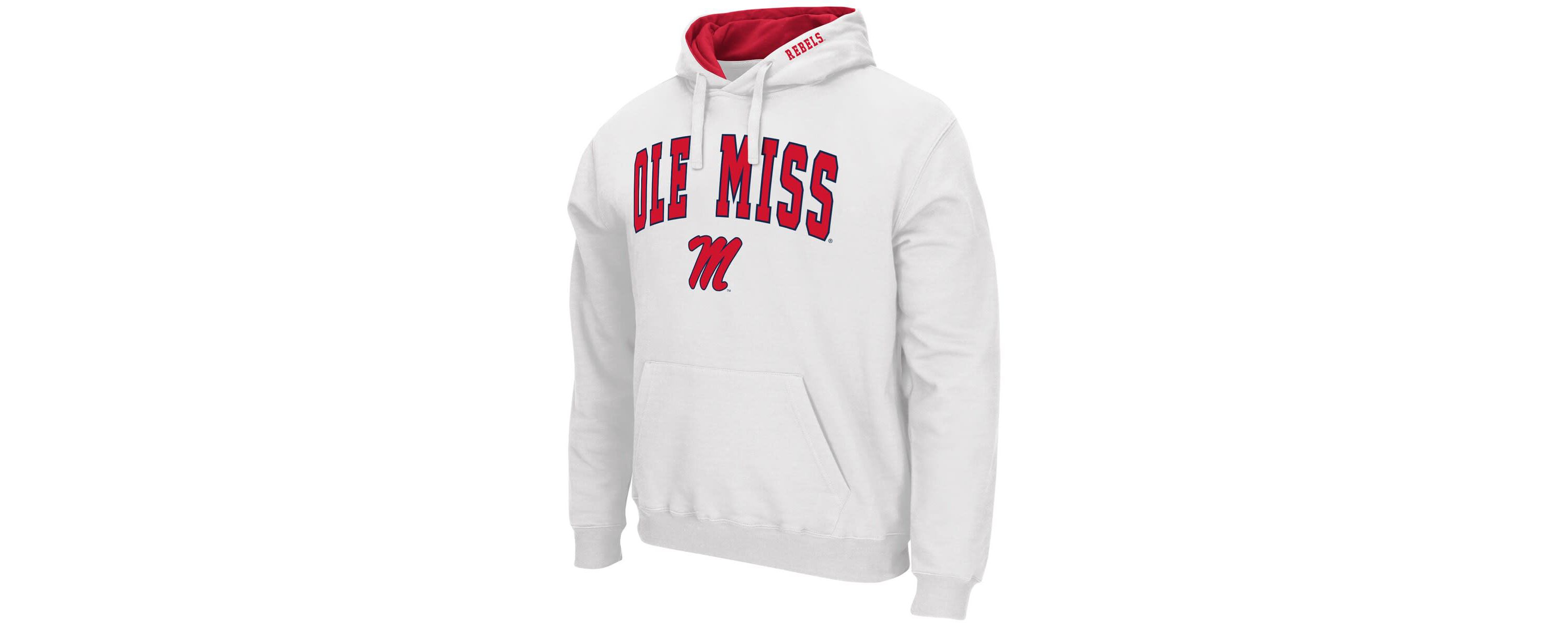 Colosseum NCAA Ole Miss Rebels Arch & Logo 3.0 Pullover Hoodie | Belk