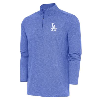Antigua MLB Los Angeles Dodgers Hunk Quarter-Zip Pullover Top | belk