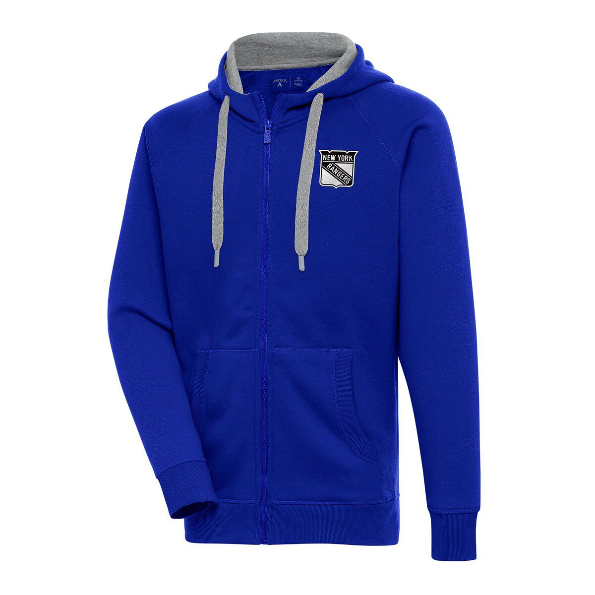 Antigua NHL New York Rangers Metallic Logo Victory Full-Zip Hoodie | Belk