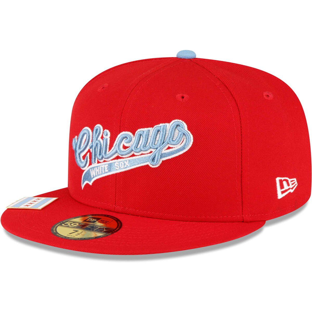 New Era Chicago White Sox MLB Chicago Sox City Flag 59FIFTY Fitted Hat ...