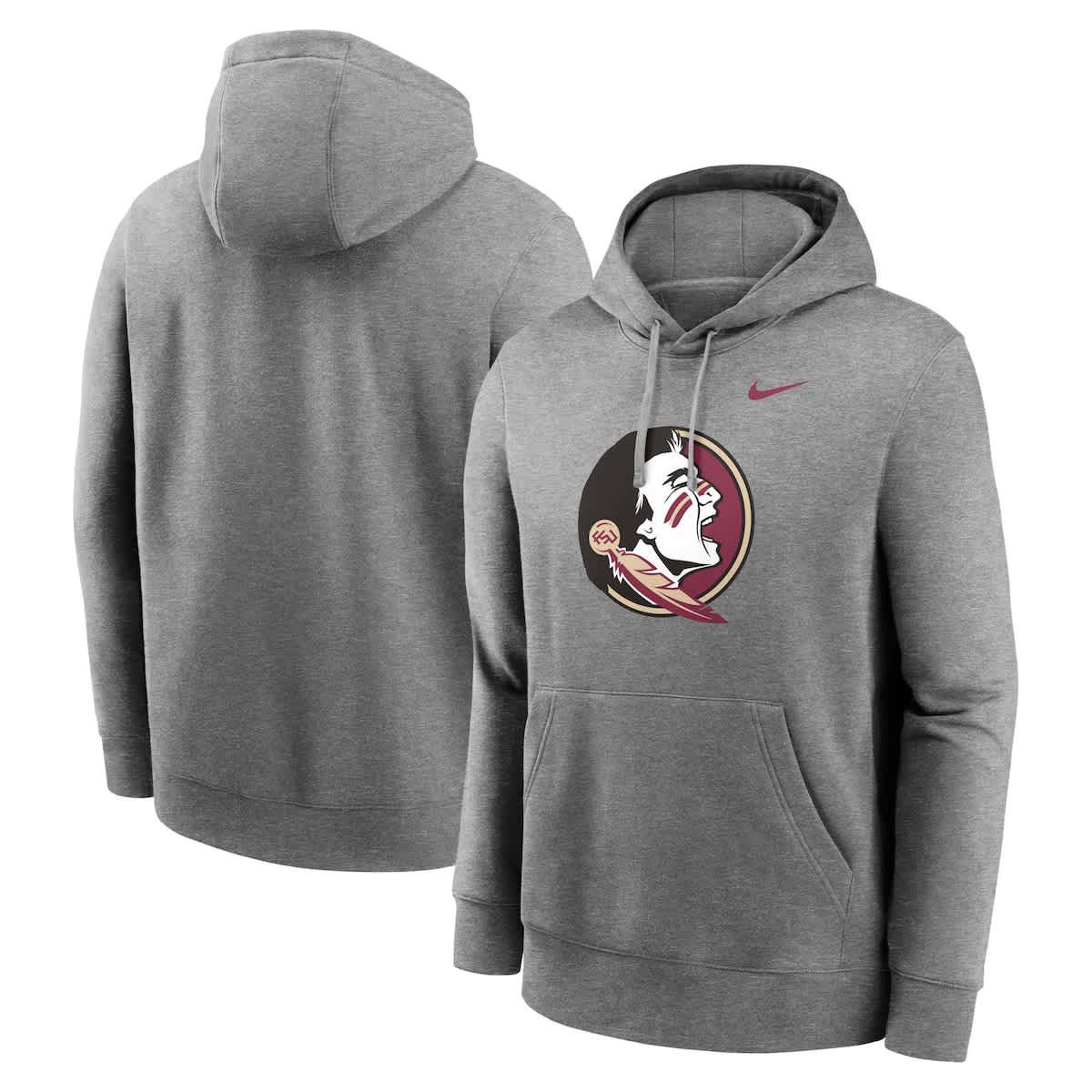 Nike® NCAA Nike Florida State Seminoles Primetime Club Fleece Pullover ...