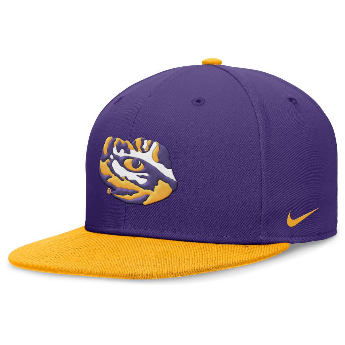 Nike® NCAA Nike Purple/Gold LSU Tigers Performance Fitted Hat | Belk