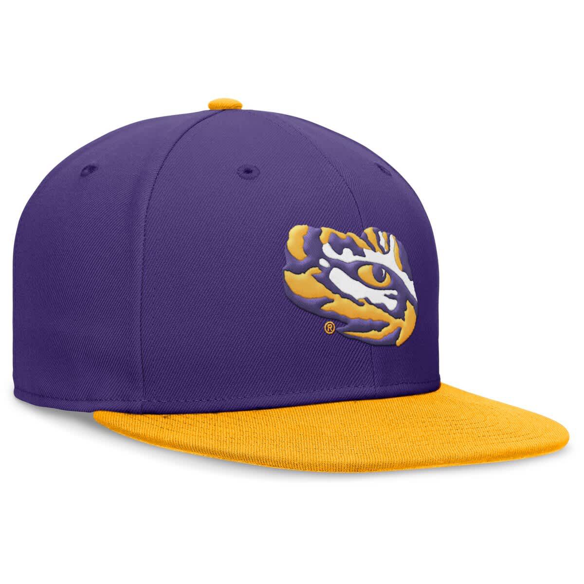 Nike® NCAA Nike Purple/Gold LSU Tigers Performance Fitted Hat | Belk