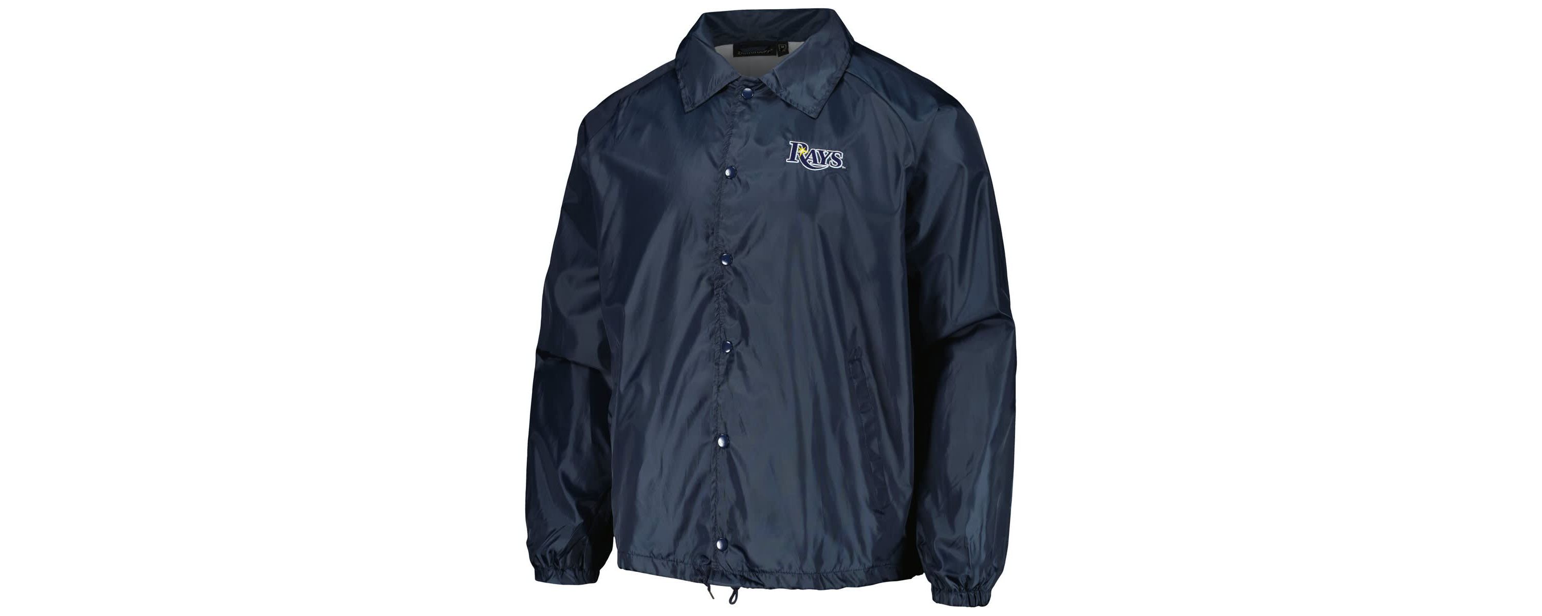 Dunbrooke MLB Tampa Bay Rays Coach's Raglan Full-Snap Windbreaker ...