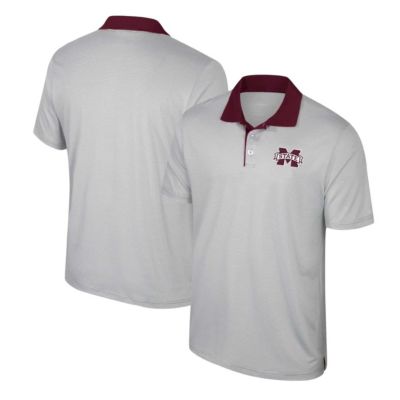 Colosseum NCAA Mississippi State Bulldogs Tuck Striped Polo | belk