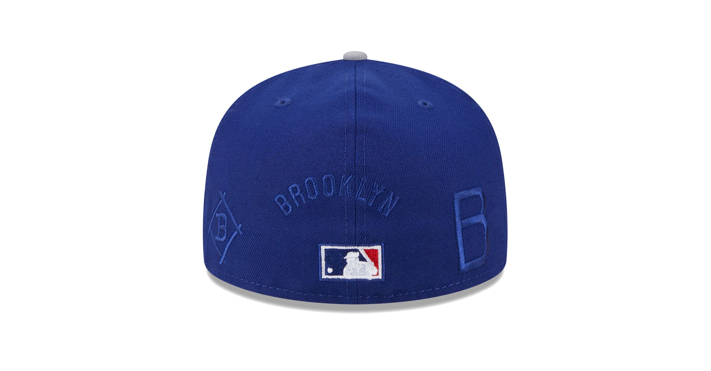 New Era MLB Royal/Gray Los Angeles Dodgers Multi Logo 59FIFTY Fitted ...