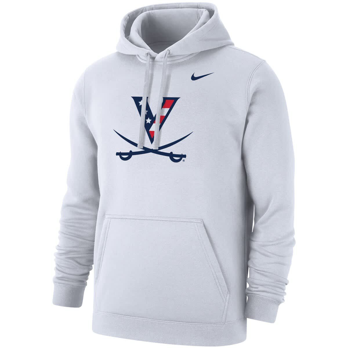 Nike® NCAA Nike Virginia Cavaliers Red, & Hoo Club Fleece Pullover ...