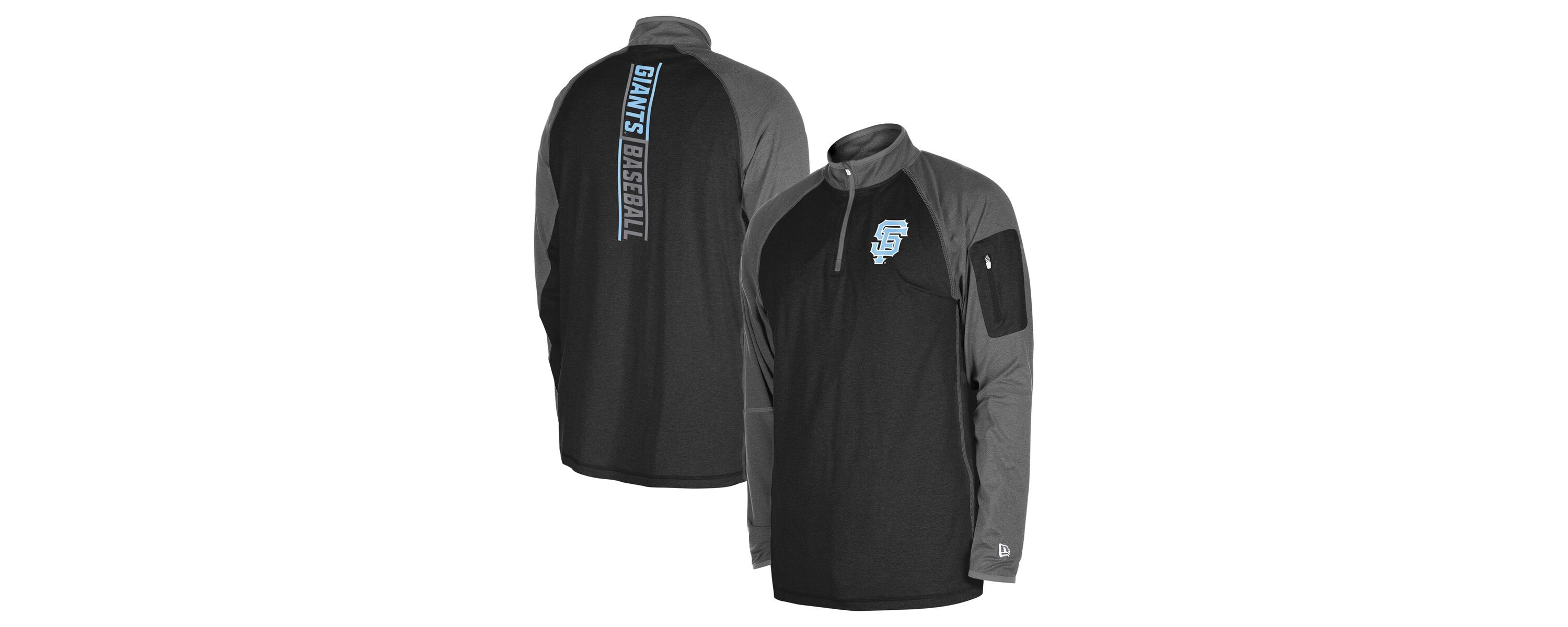 New Era MLB San Francisco Giants Father's Day Raglan Quarter-Zip Top | Belk