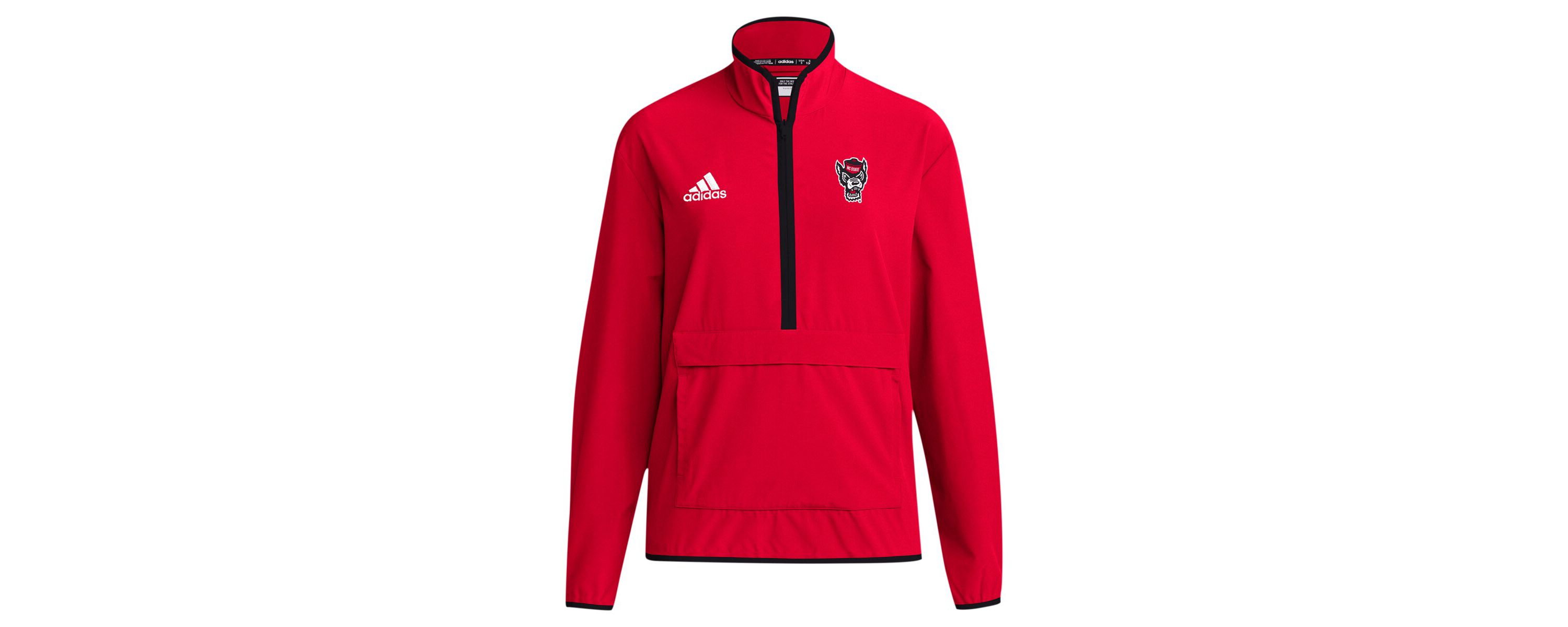 adidas NCAA NC State Wolfpack 2024 Coaches Sideline Half-Zip Jacket | Belk