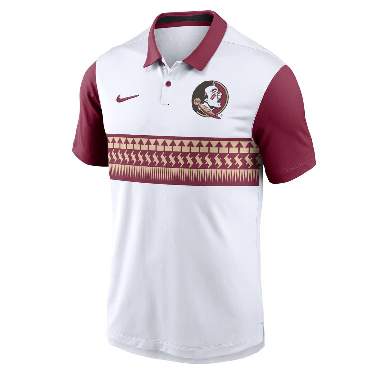 Nike® NCAA Nike White/Garnet Florida State Seminoles Primetime Campus ...