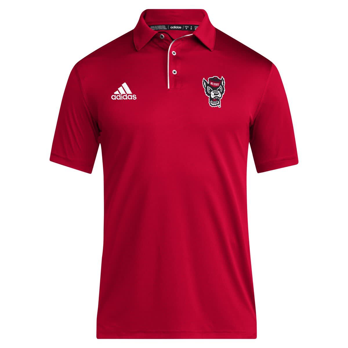 adidas NCAA NC State Wolfpack 2024 Coaches AEROREADY Polo | Belk