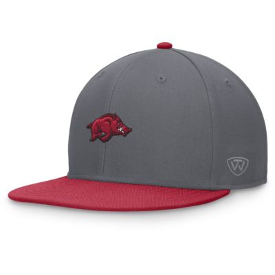 Top of the World NCAA Gray/Cardinal Arkansas Razorbacks Rally Two-Tone ...