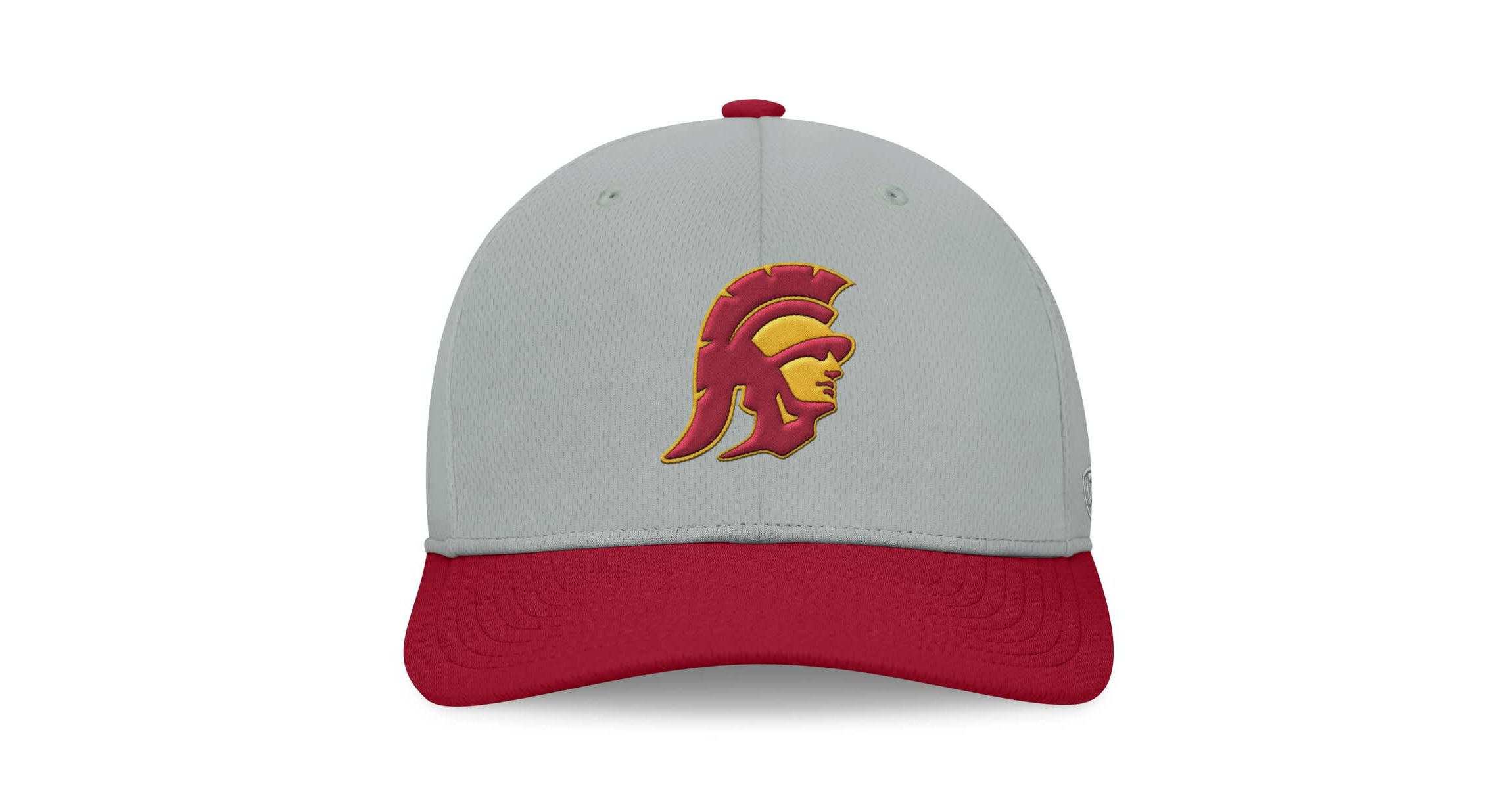 Top of the World NCAA Gray/Cardinal USC Trojans Mick Flex Hat | Belk