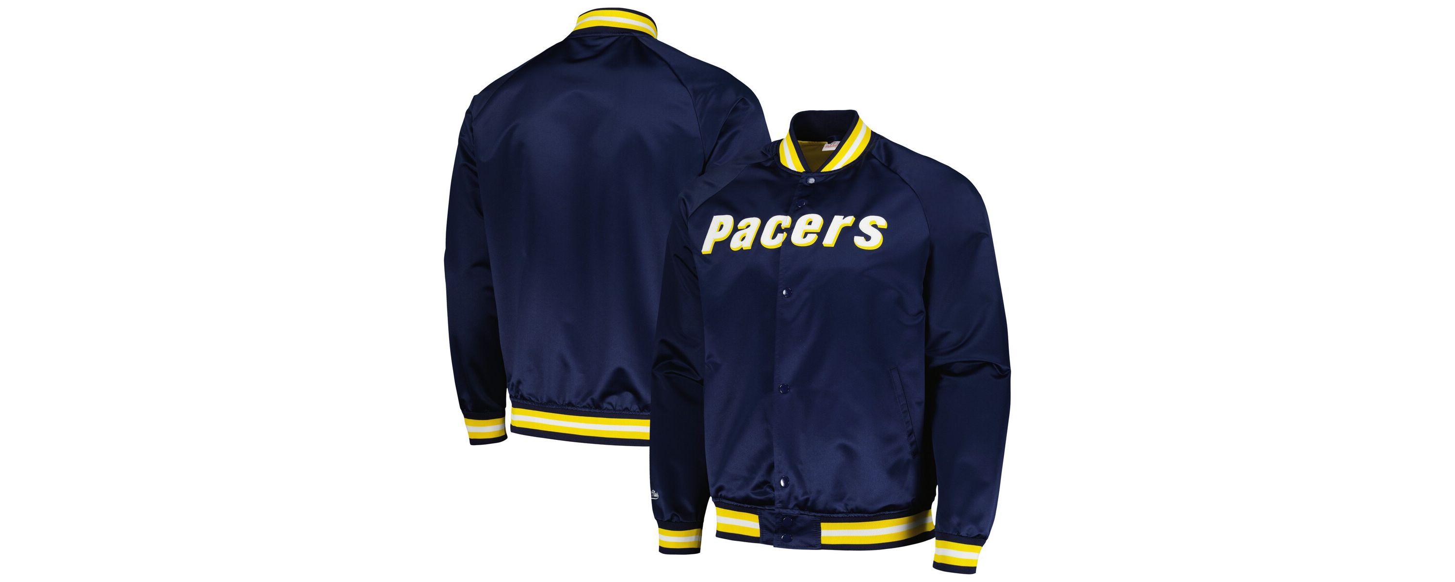 Mitchell & Ness NBA Indiana Pacers Hardwood Classics Throwback Wordmark ...