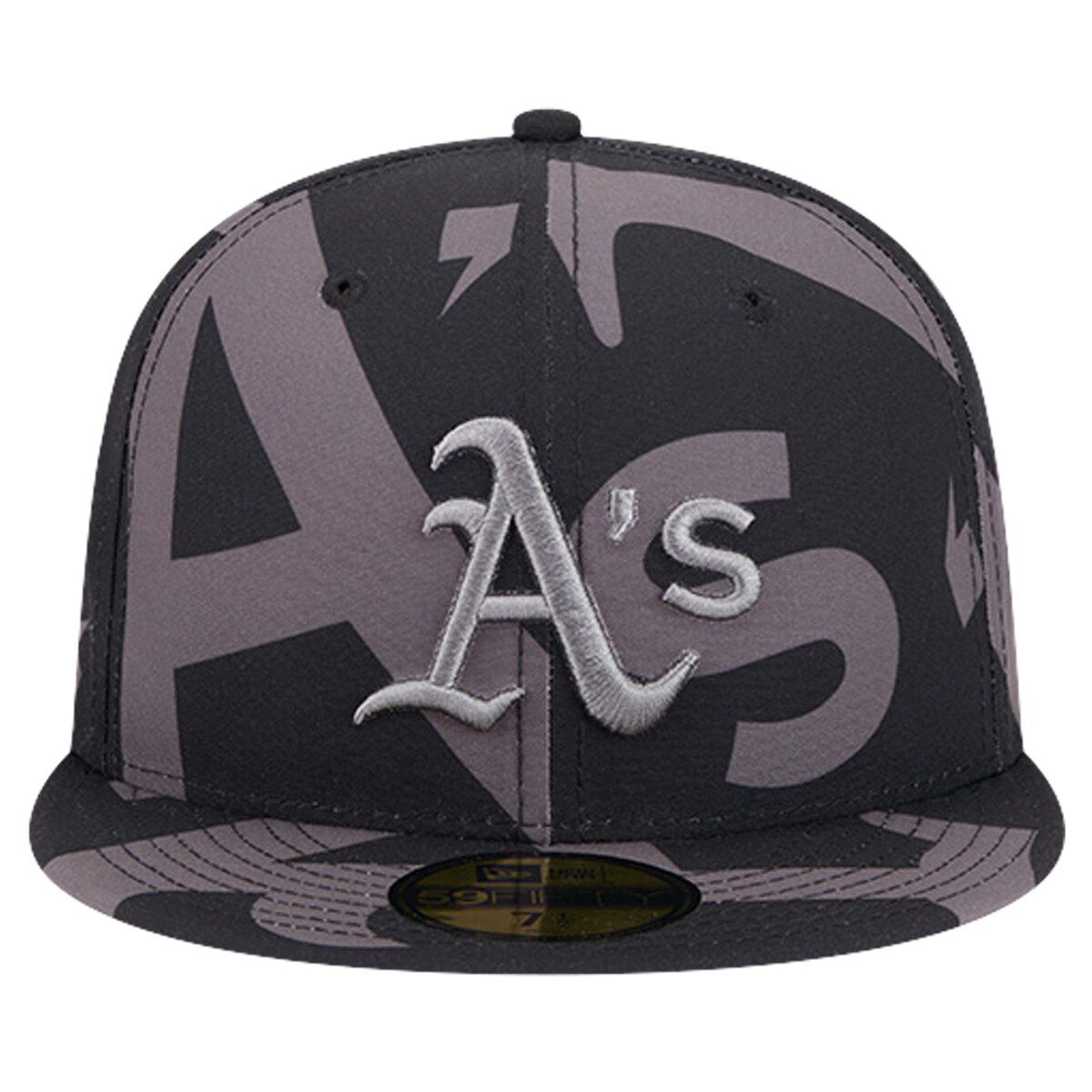 New Era Oakland Athletics MLB Athletics Logo Fracture 59FIFTY Fitted ...