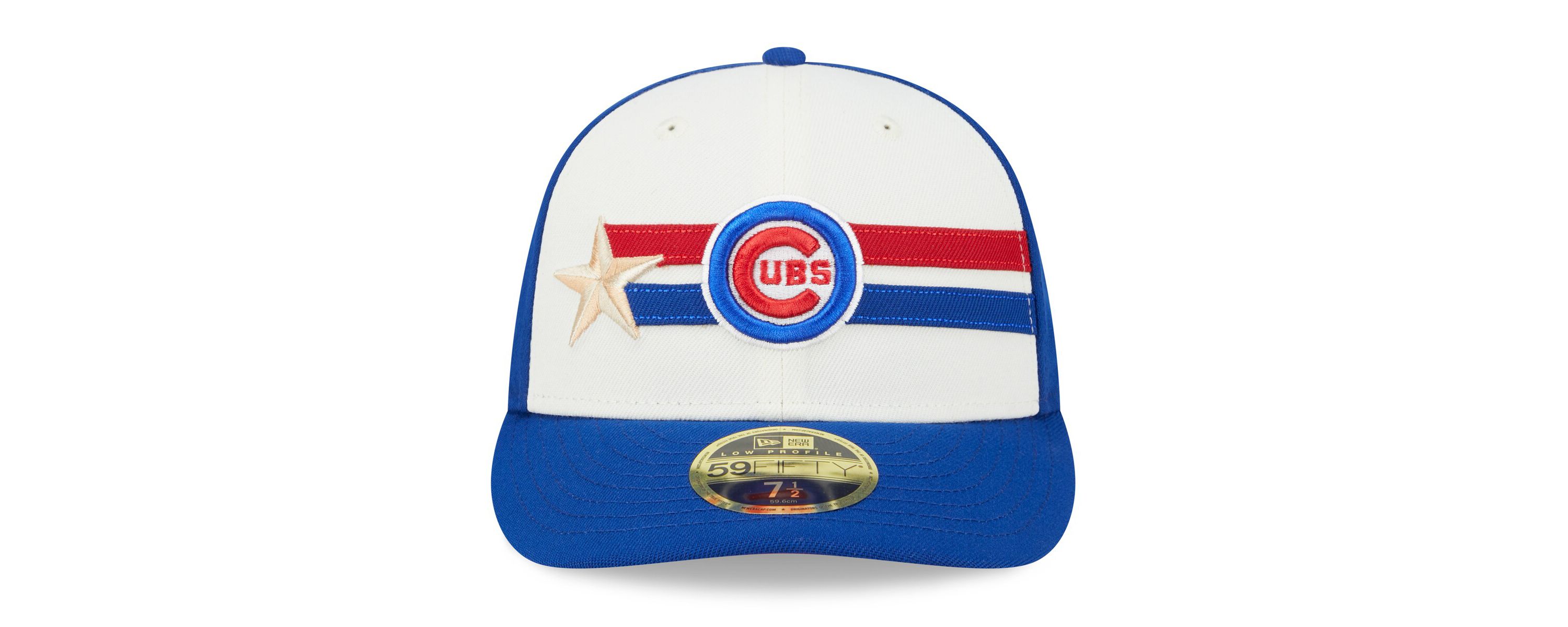 New Era MLB Cream/Royal Chicago Cubs 2024 MLB All-Star Game Workout Low 59FIFTY Fitted Hat | Belk