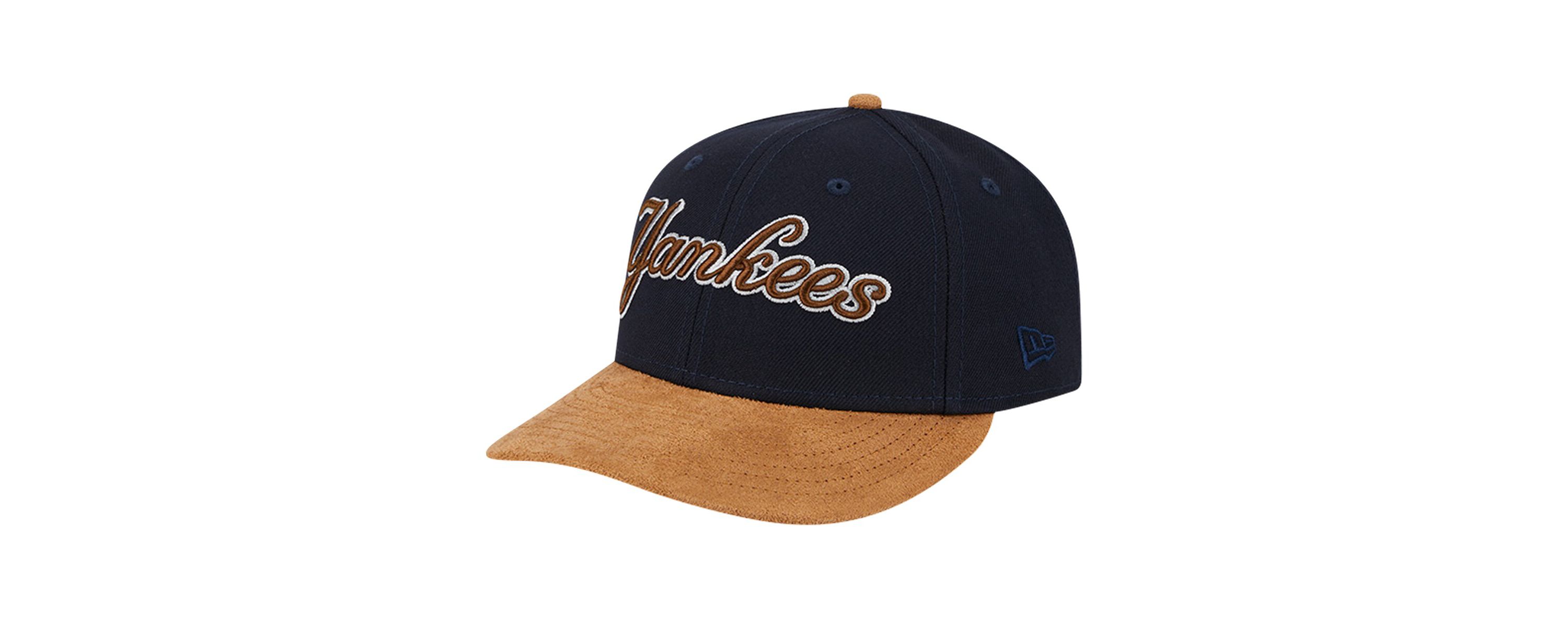 New Era MLB New York Yankees Team Suede Visor Low 59FIFTY Fitted Hat | Belk