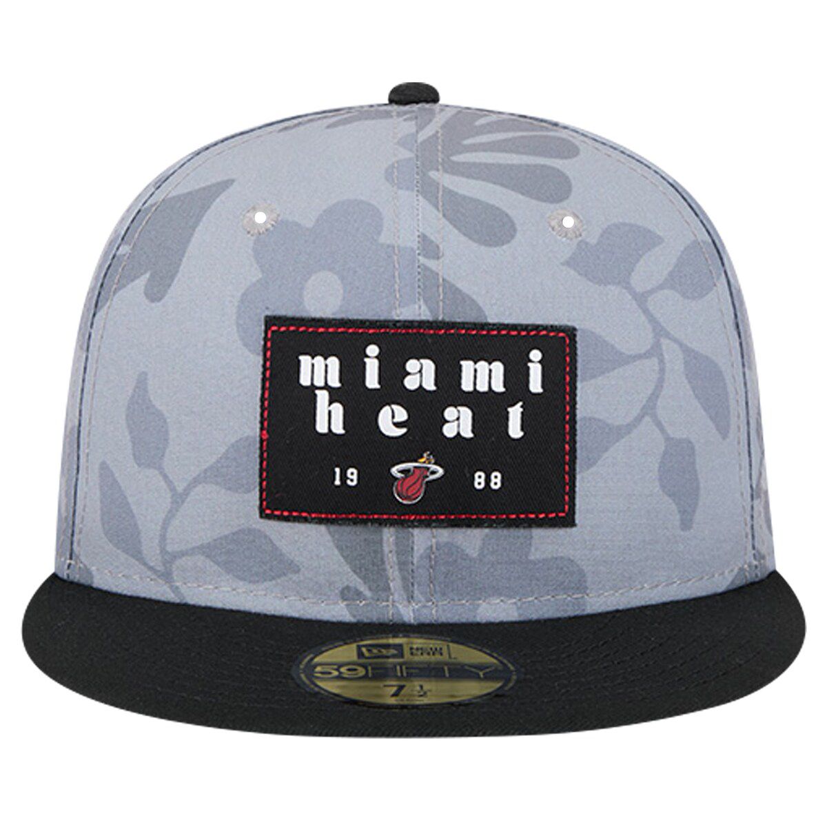 New Era NBA Miami Heat Palm Fronds 2-Tone 59FIFTY Fitted Hat | Belk