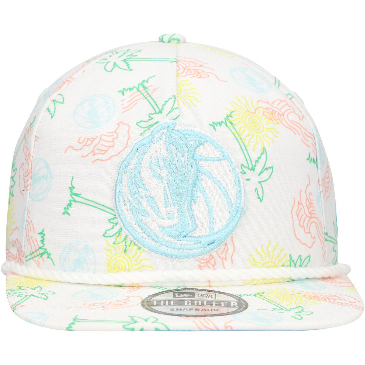 New Era NBA Dallas Mavericks Palm Trees and Waves Golfer Adjustable Hat ...