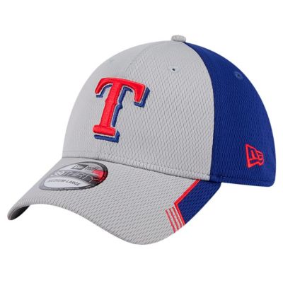 New Era MLB Gray/Royal Texas Rangers Visor Trim 39THIRTY Flex Hat | belk