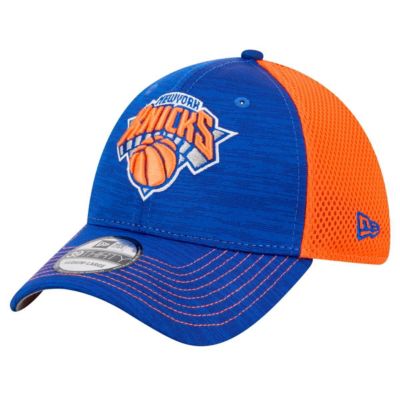 New Era NBA Blue/Orange New York Knicks Active Tech Neo Flex 39THIRTY ...