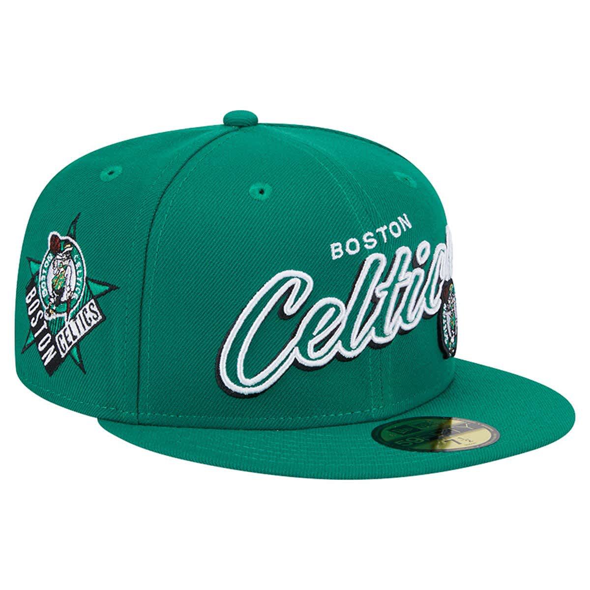 New Era NBA Kelly Boston Celtics Sport Night Script Sided 59FIFTY ...