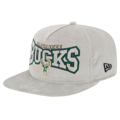 New Era NBA Milwaukee Bucks Throwback Corduroy Golfer Snapback Hat | belk
