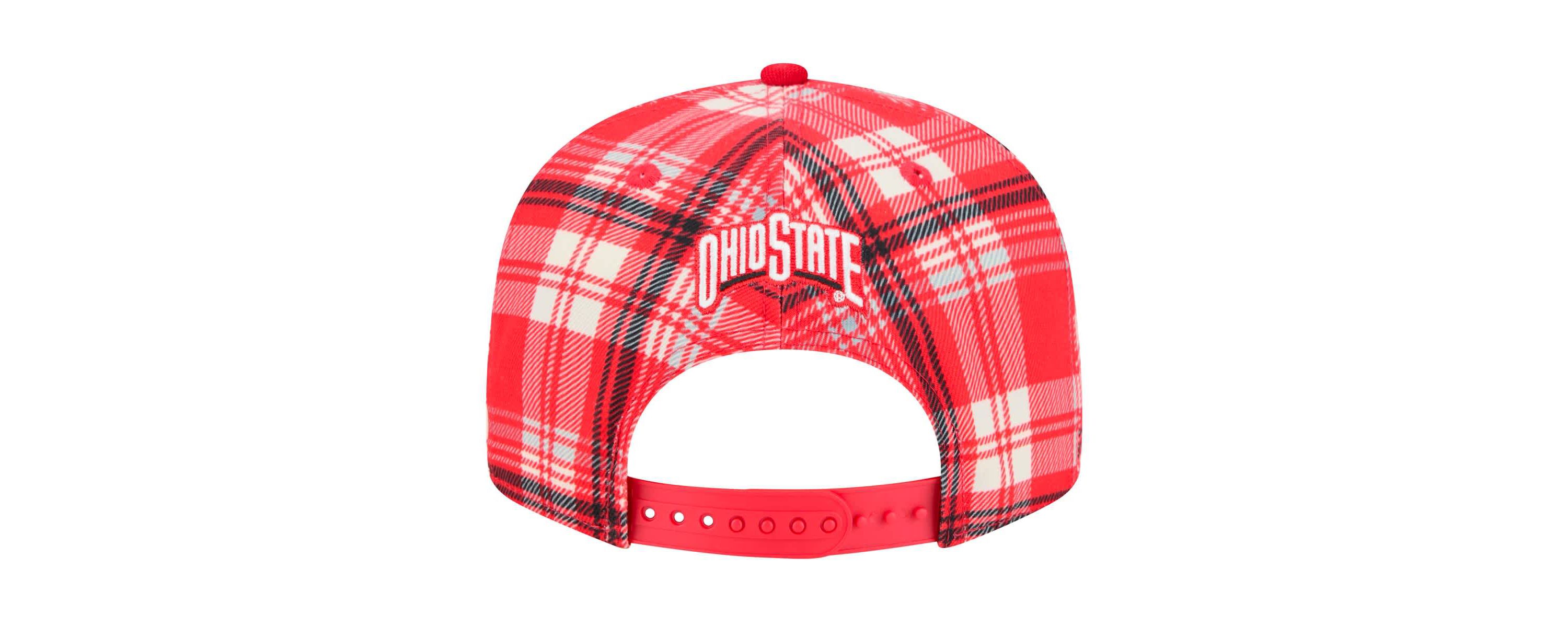 New Era NCAA Ohio State Buckeyes Plaid 9FIFTY Snapback Hat | Belk