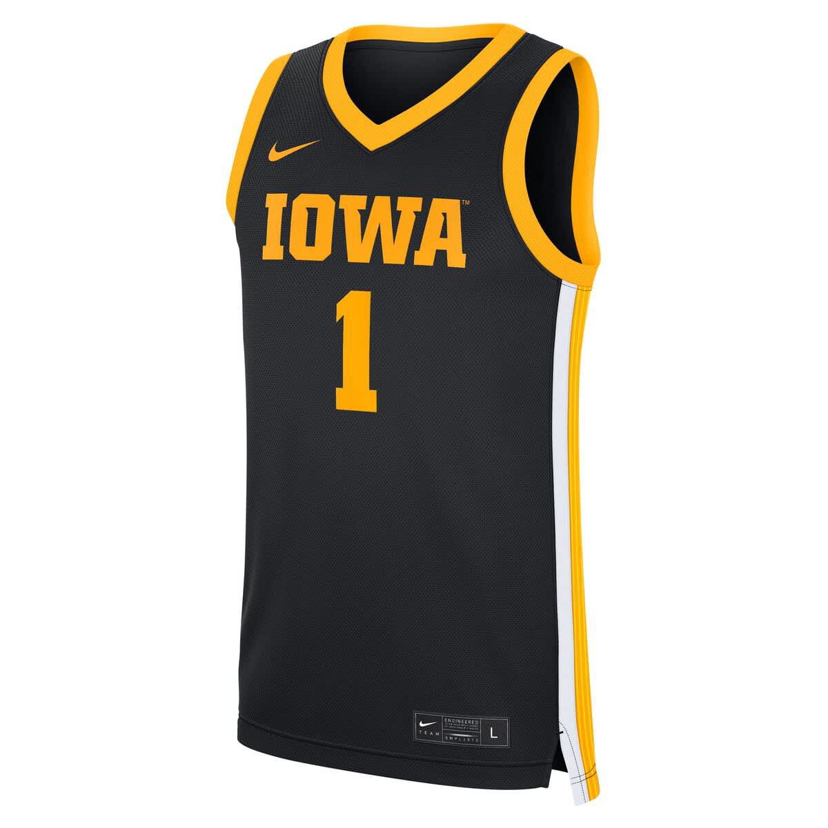 Nike® NCAA Nike #1 Iowa Hawkeyes Road Replica Jersey | Belk
