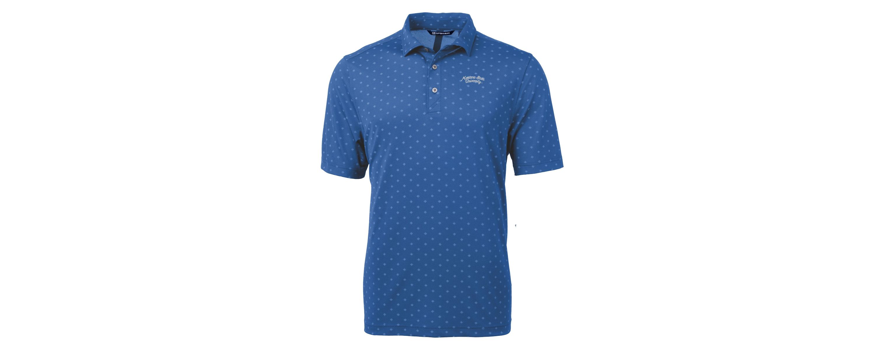 Cutter & Buck NCAA Montana State Bobcats Vault DryTec Virtue Eco Pique ...