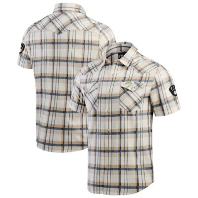 Darius Rucker Collection by Fanatics MLB Milwaukee Brewers Plaid Full ...