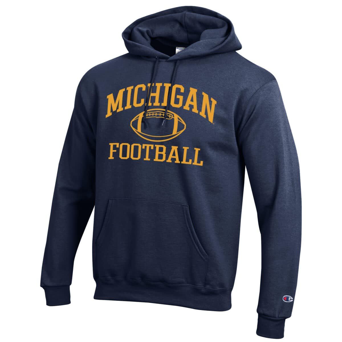 Champion® NCAA Michigan Wolverines Football Icon Pullover Hoodie | Belk