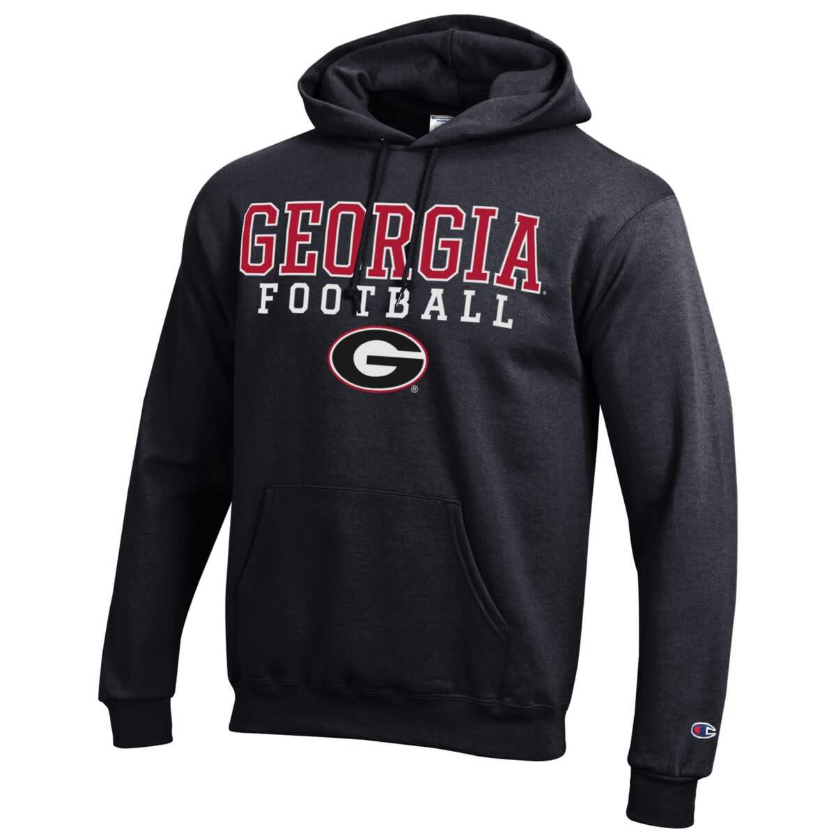 Champion® NCAA Georgia Bulldogs Football Stack Pullover Hoodie | Belk