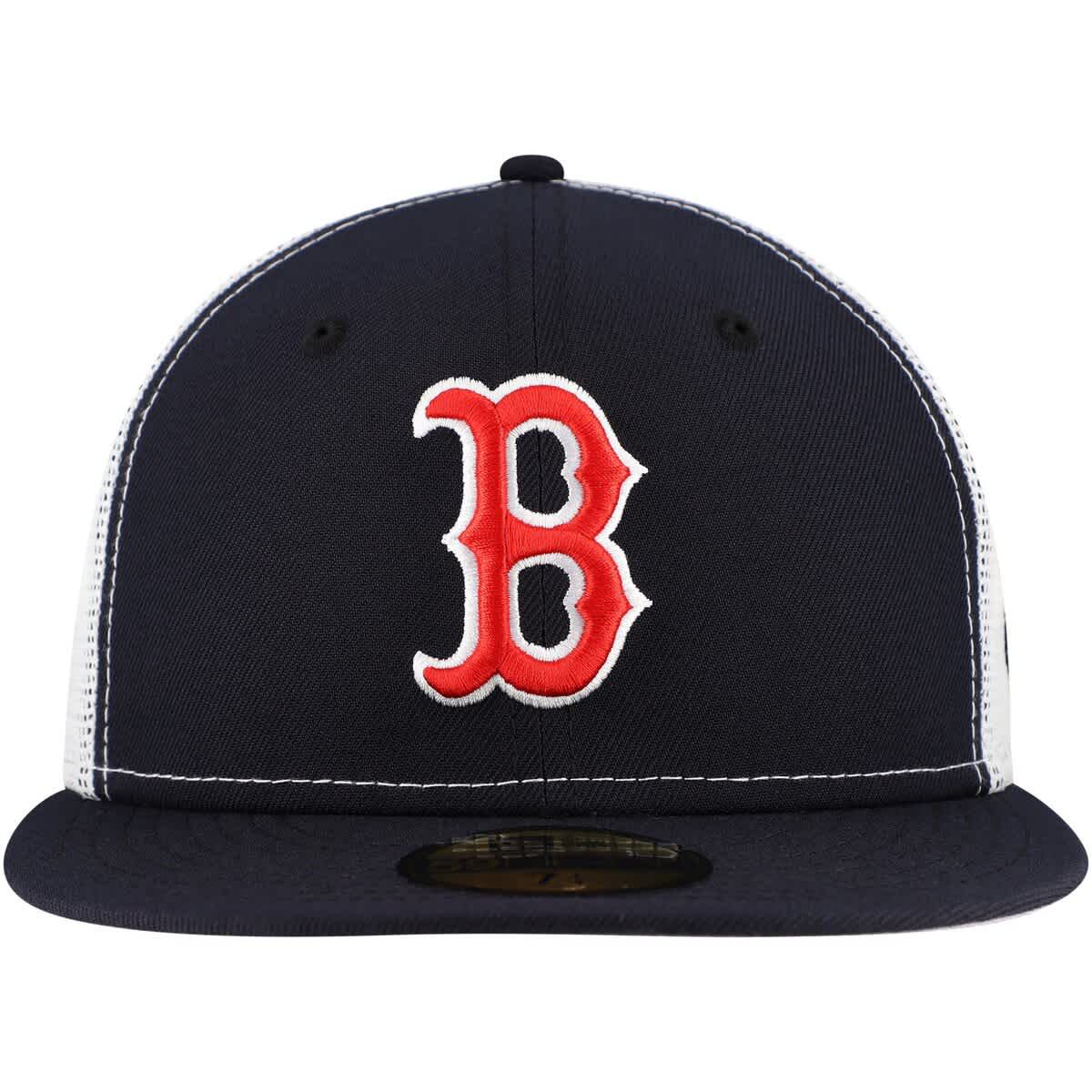 New Era Boston Red Sox MLB Boston Sox Team Color 59FIFTY Trucker Fitted ...