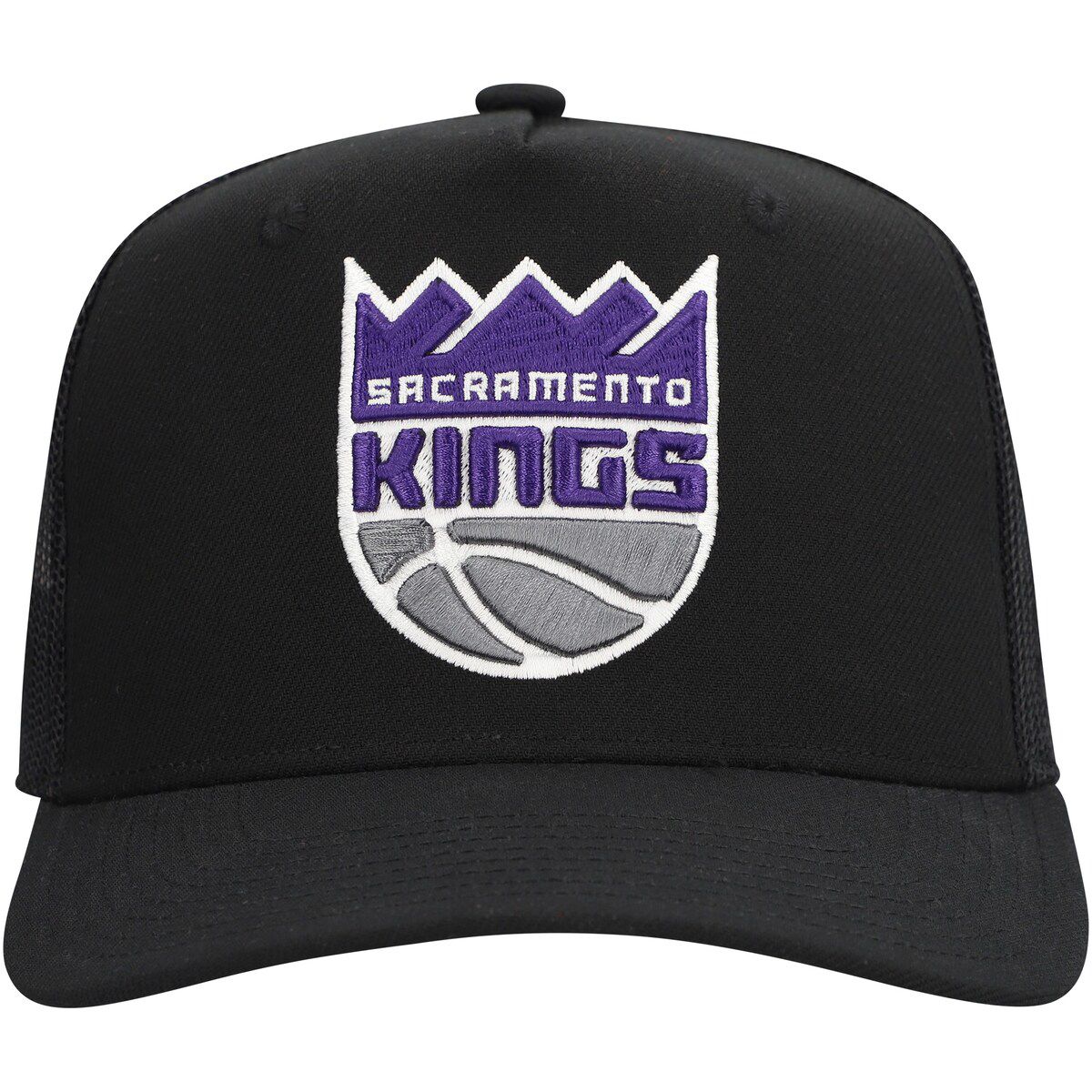 Mitchell & Ness NBA Sacramento Kings Monogram Allover Logo Mesh Trucker ...