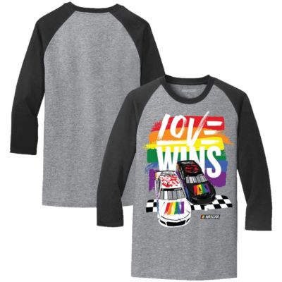 Checkered Flag Sports NASCAR Love Wins Pride Ringer T-Shirt | Belk