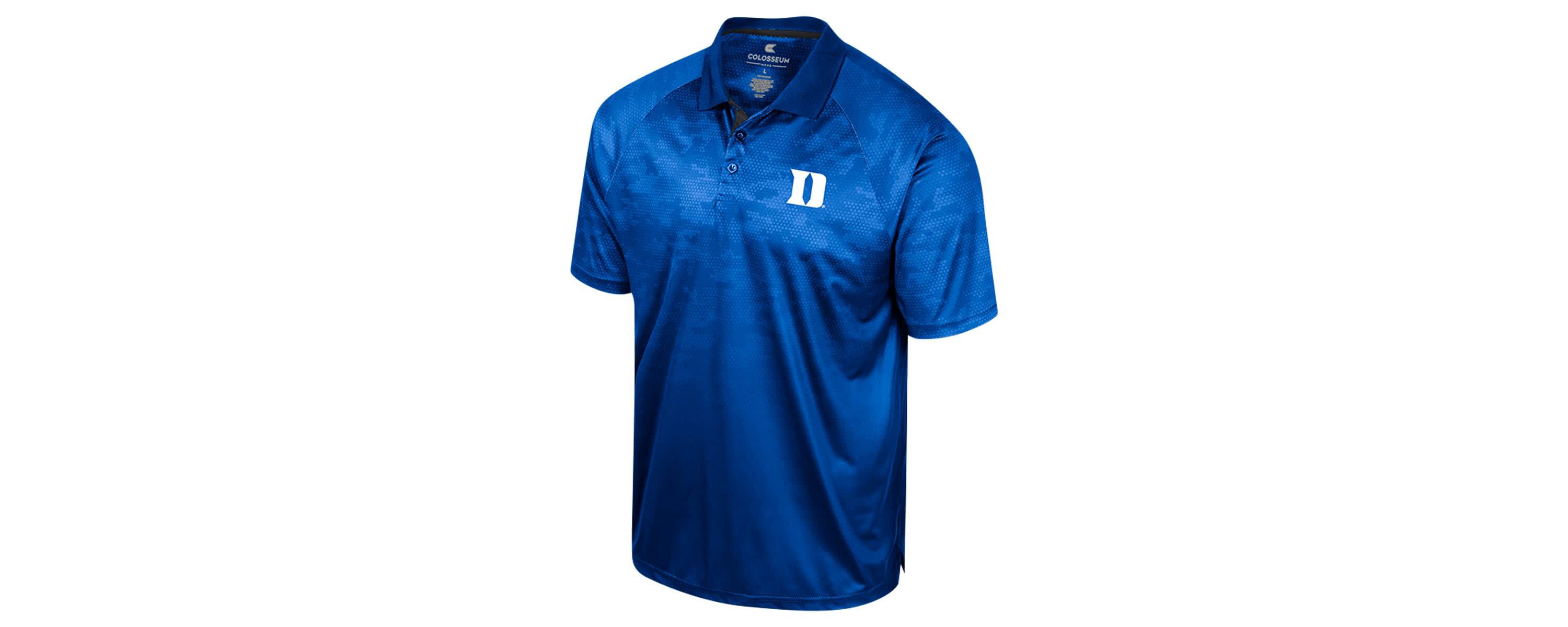 Colosseum Duke Blue Devils NCAA Duke Devils Honeycomb Raglan Polo | Belk