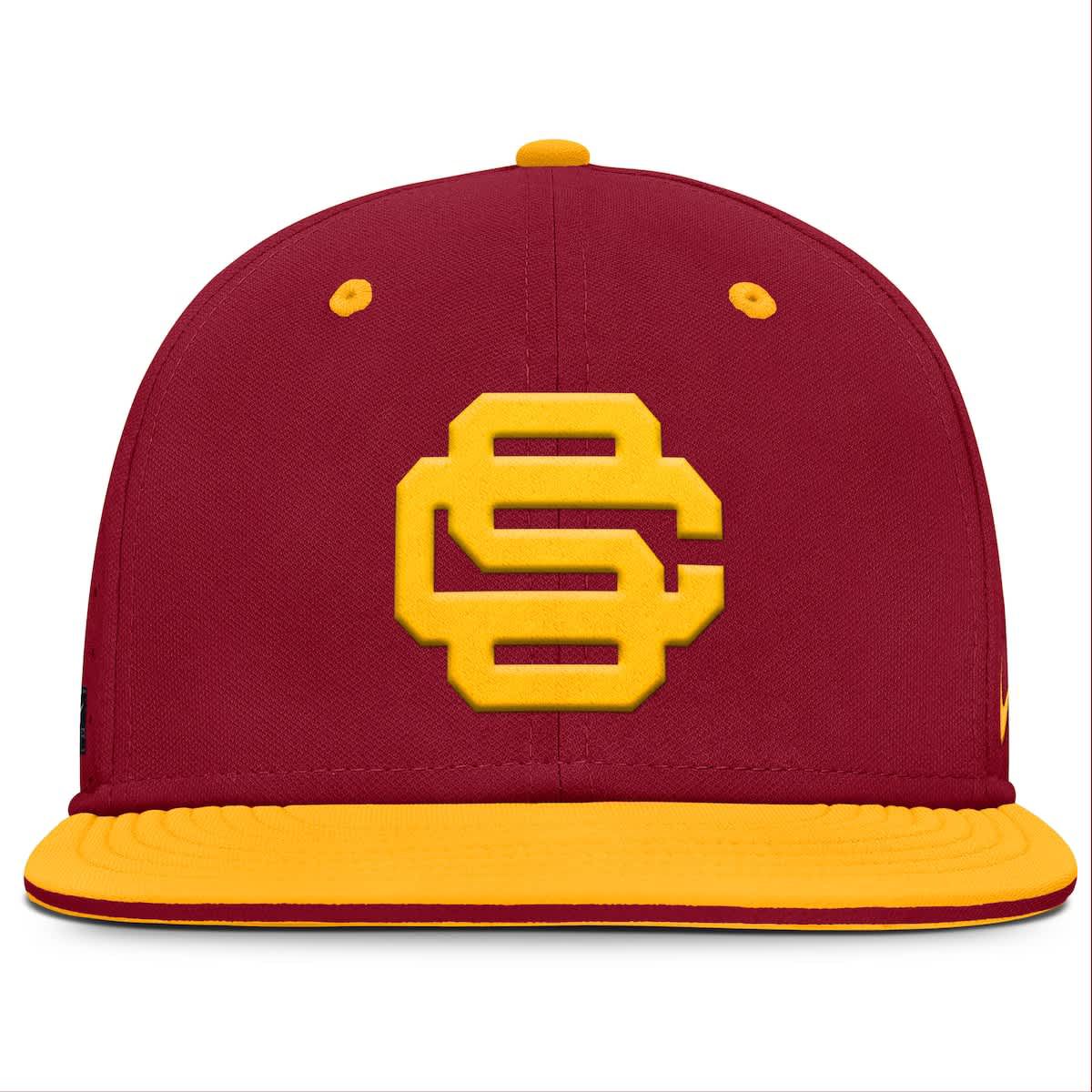 Nike® NCAA Nike USC Trojans On-Field Dugout True Performance Fitted Hat ...