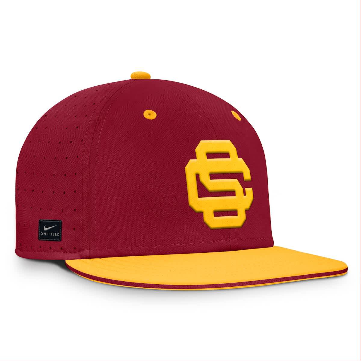 Nike® NCAA Nike USC Trojans On-Field Dugout True Performance Fitted Hat ...