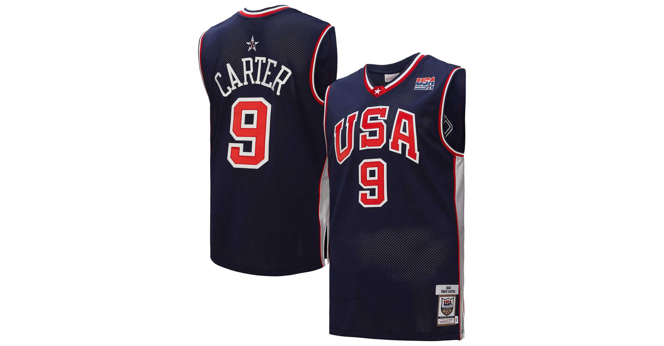 Mitchell & Ness World Basketball Vince Carter USA Basketball 2000 ...