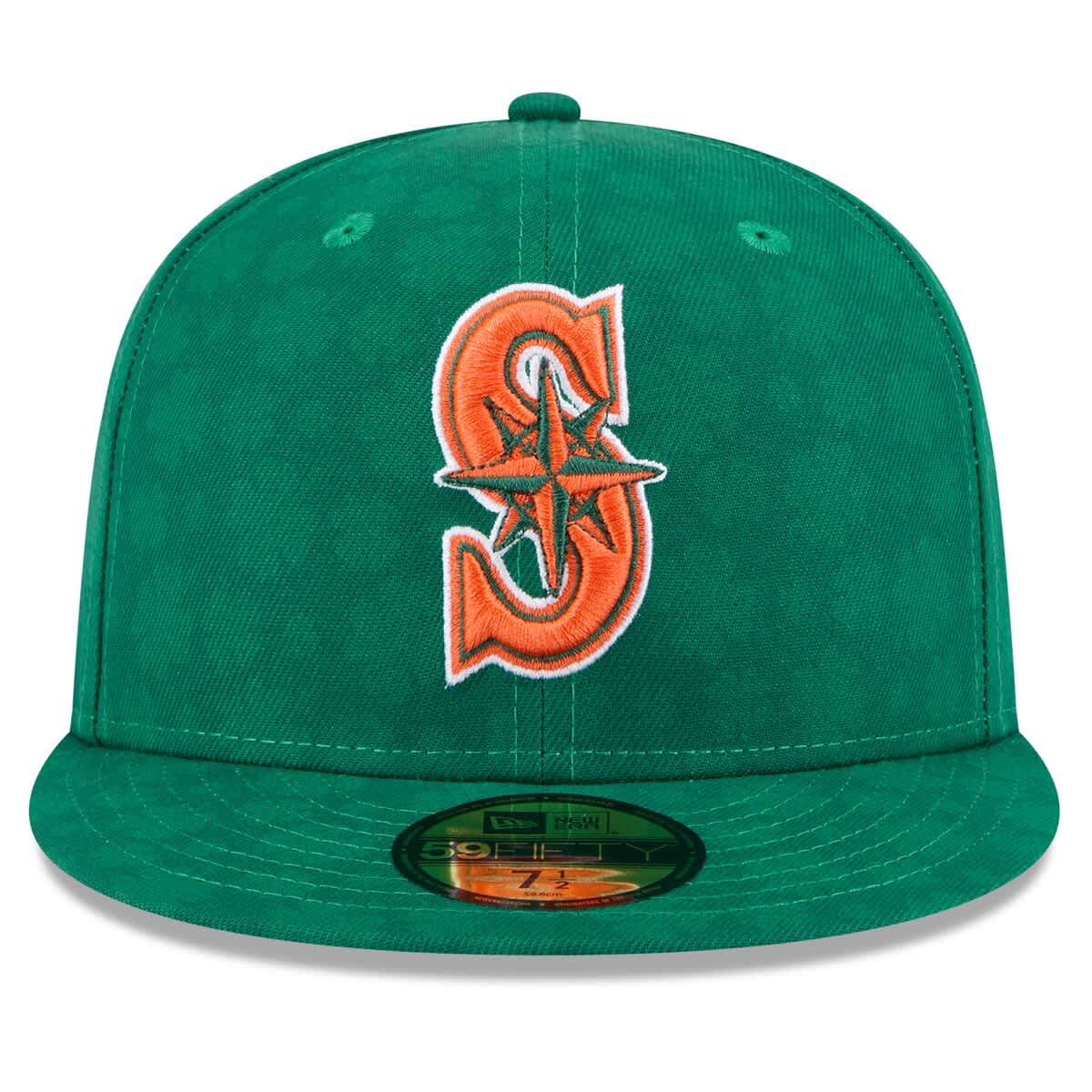 New Era MLB Kelly Seattle Mariners St. Patrick's Day 59FIFTY Fitted Hat ...