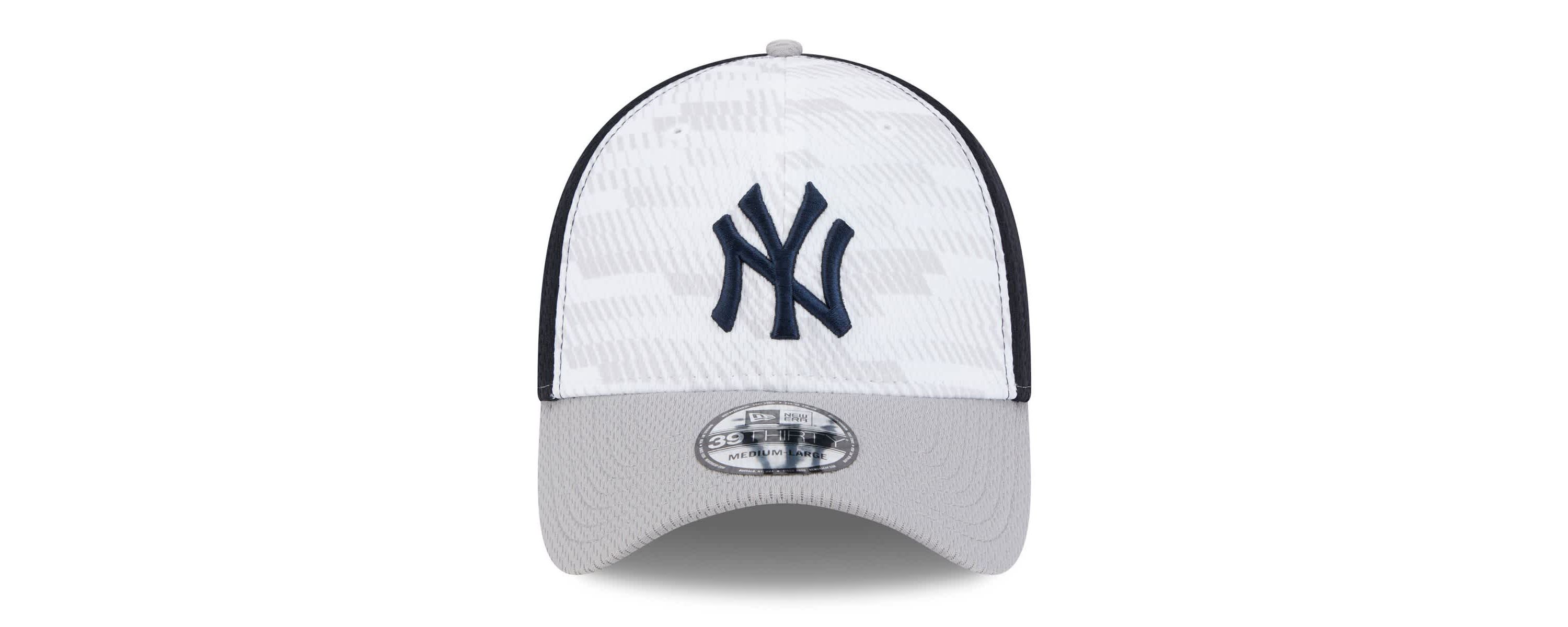 New Era MLB Navy/Gray New York Yankees 2025 MLB Clubhouse 39THIRTY Flex ...