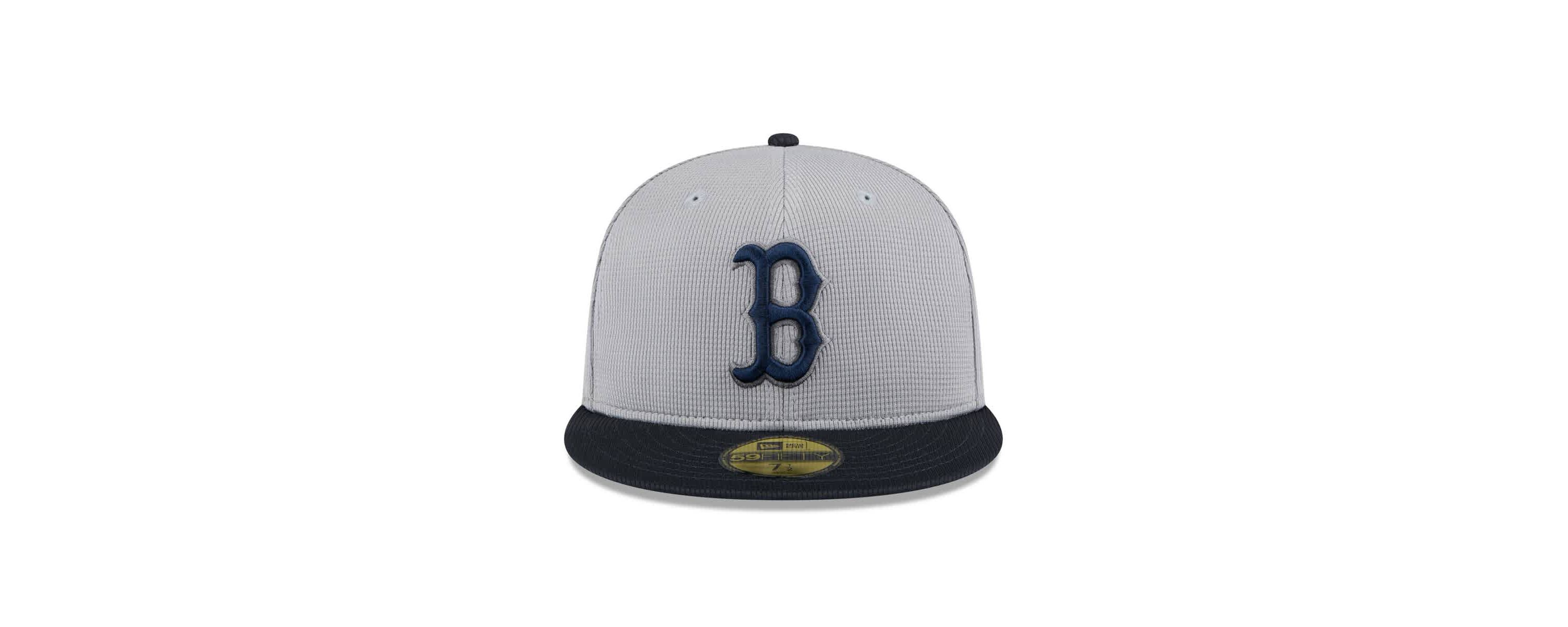 New Era Boston Red Sox MLB Gray/Navy Boston Sox 2025 Batting Practice ...