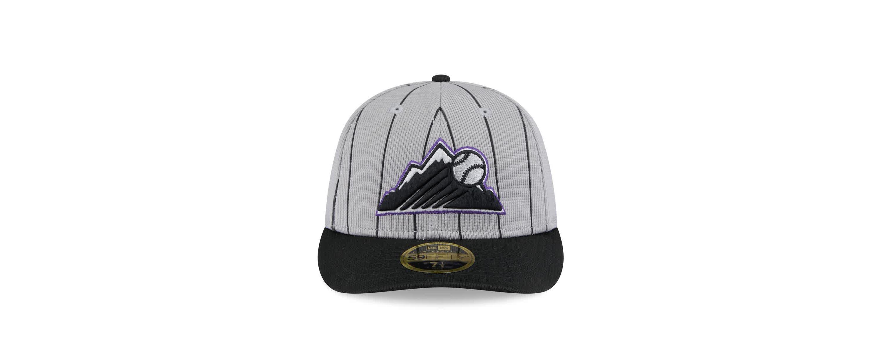 New Era MLB Gray/Black Colorado Rockies 2025 Batting Practice Low ...