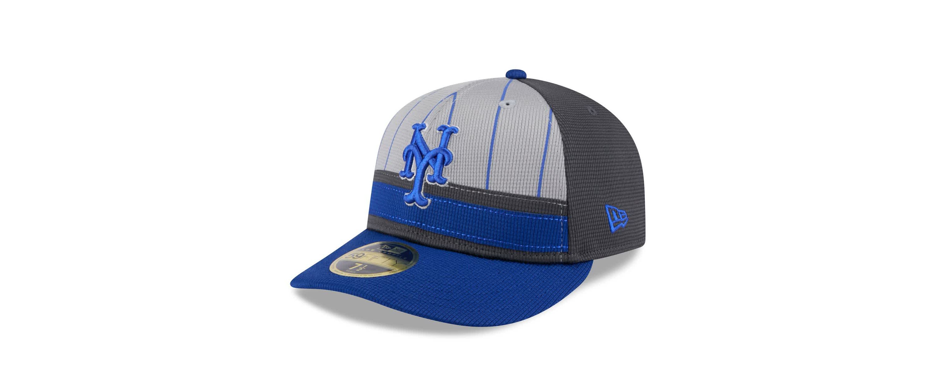 New Era MLB Gray/Royal New York Mets 2025 Batting Practice Low 59FIFTY ...