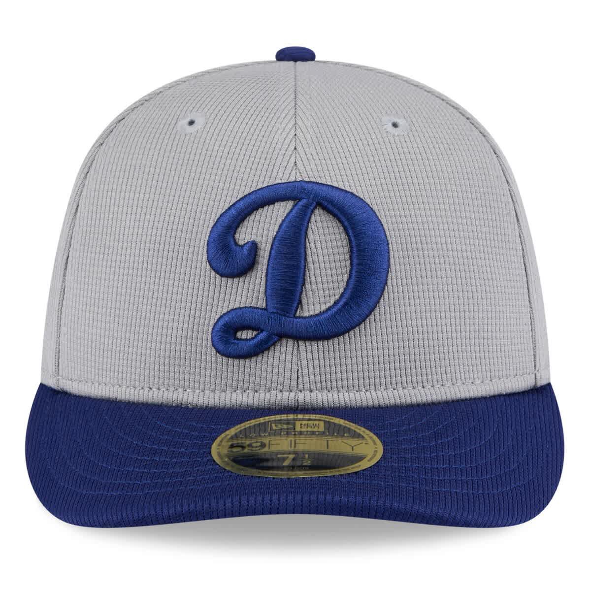 New Era MLB Gray/Royal Los Angeles Dodgers 2025 Batting Practice Low ...