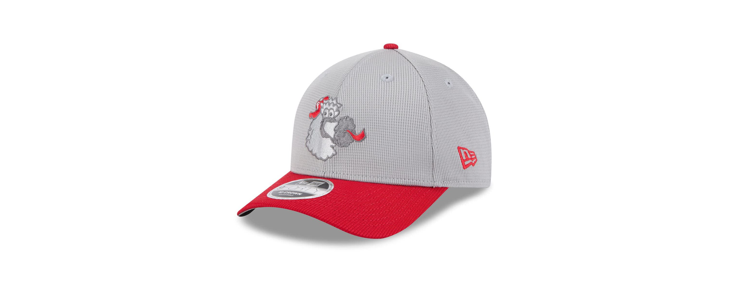 New Era MLB Gray/Red Philadelphia Phillies 2025 Batting Practice 9FORTY ...