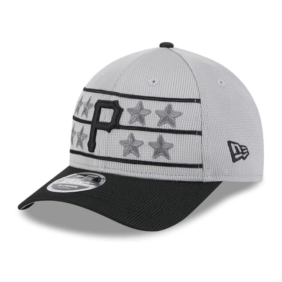 New Era MLB Gray/Black Pittsburgh Pirates 2025 Batting Practice 9FORTY ...