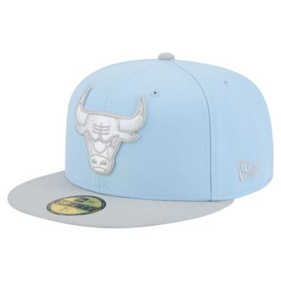 New Era NBA Light Blue/Gray Chicago Bulls Color Pack 2-Tone 59FIFTY ...